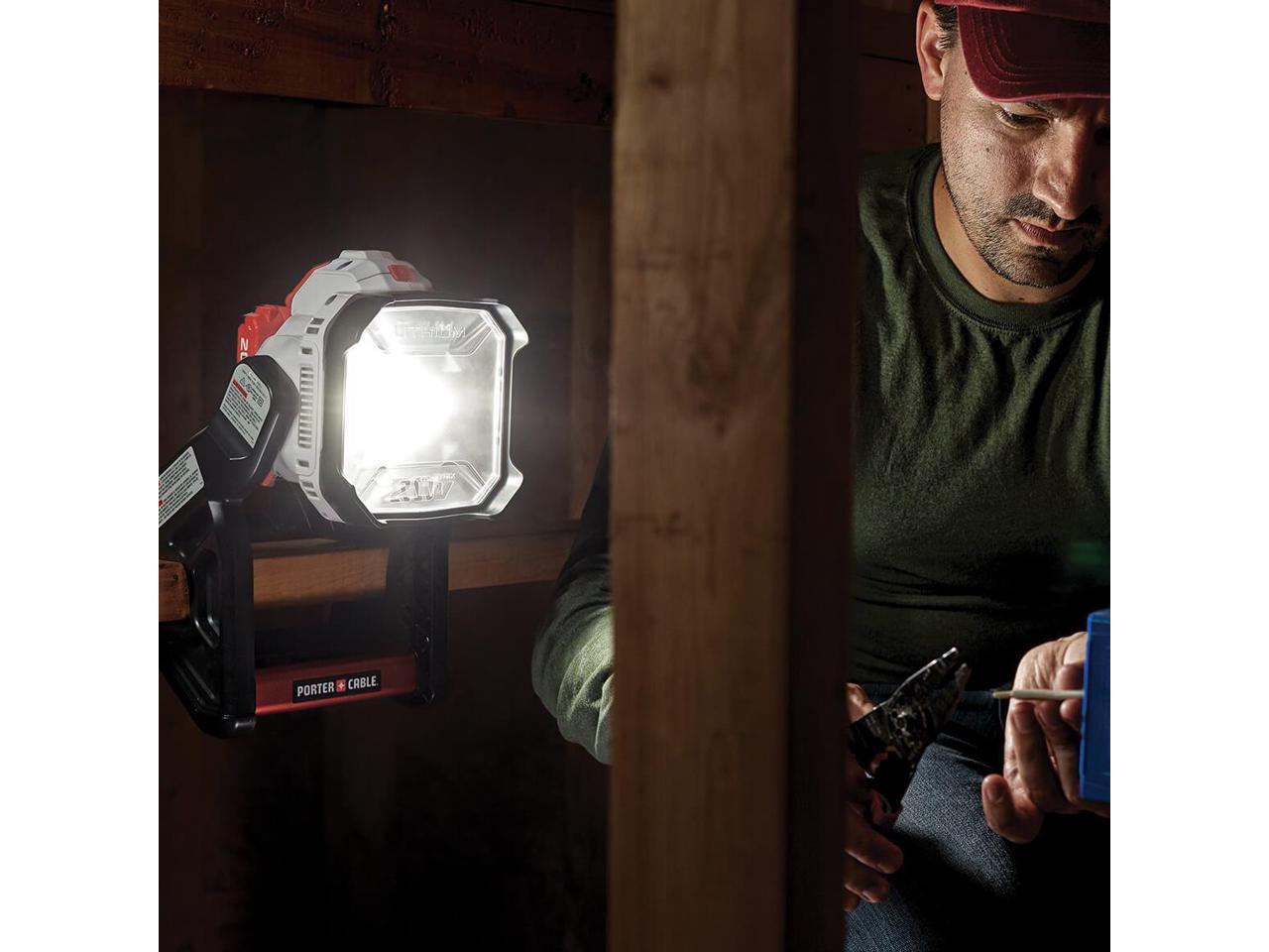 Porter-Cable PCCL500B 20V MAX Corded / Cordless LED Task Light (Tool ...