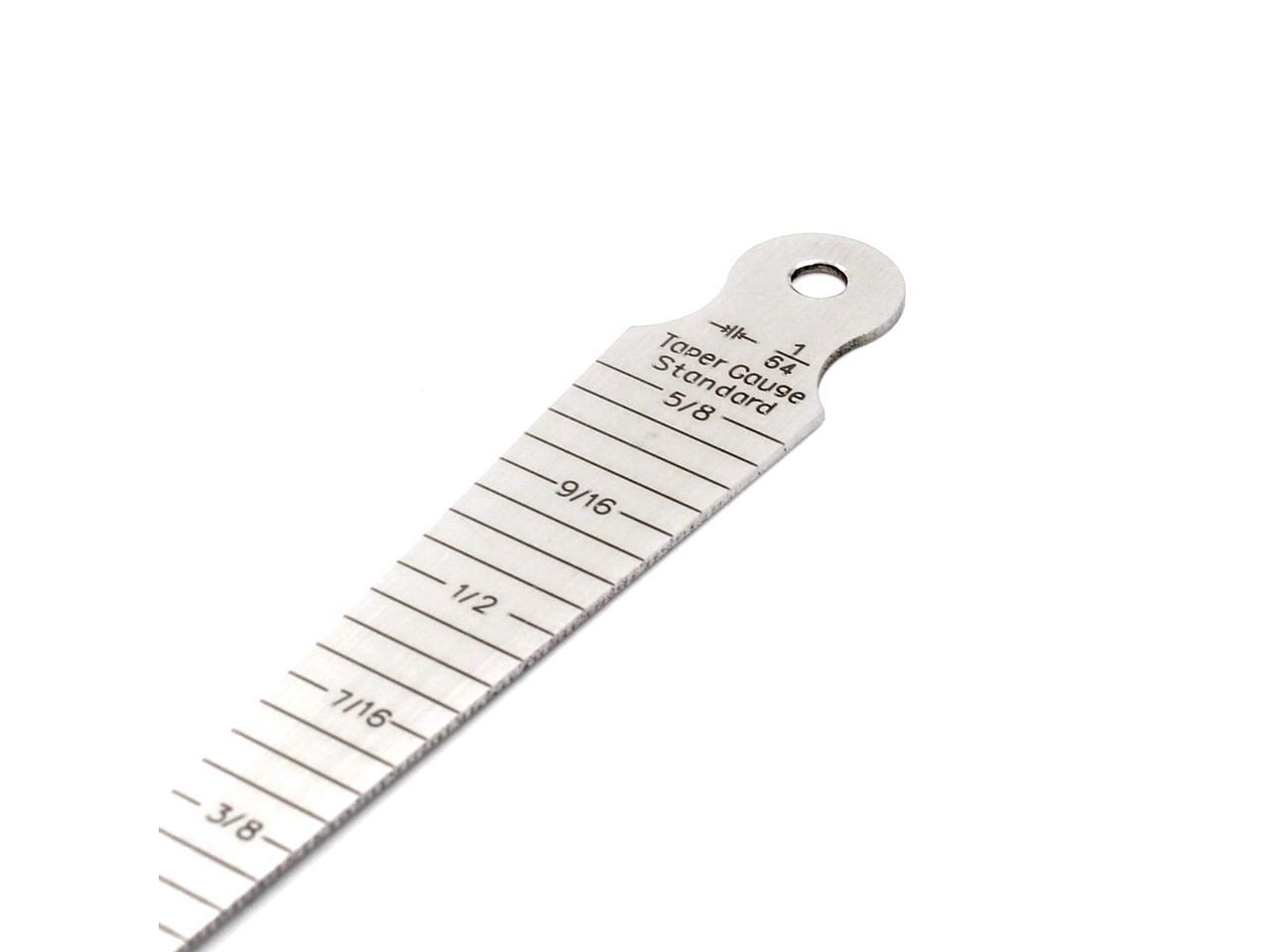 Weld Taper Gauge Inspect Weldments Gap & Hole Size Stainless Steel 1 ...