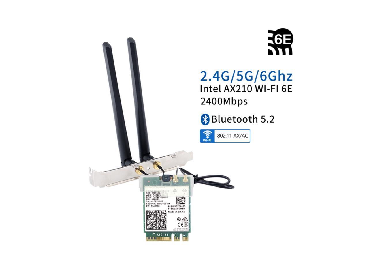 FV-AXE210NG Wi-Fi 6E Desktop Kit Wireless Adapter Bluetooth 5.2 ...