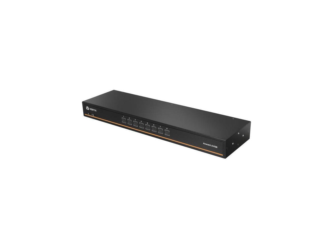 Vertiv Avocent AV108 8-Port Single-User Analog KVM Switch - Newegg.com