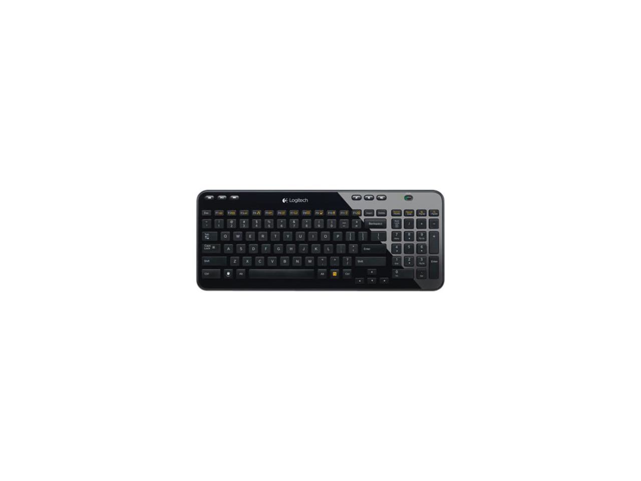 Logitech K360 920-004090 Glossy Black (French Canadian Layout) USB 2.0 ...