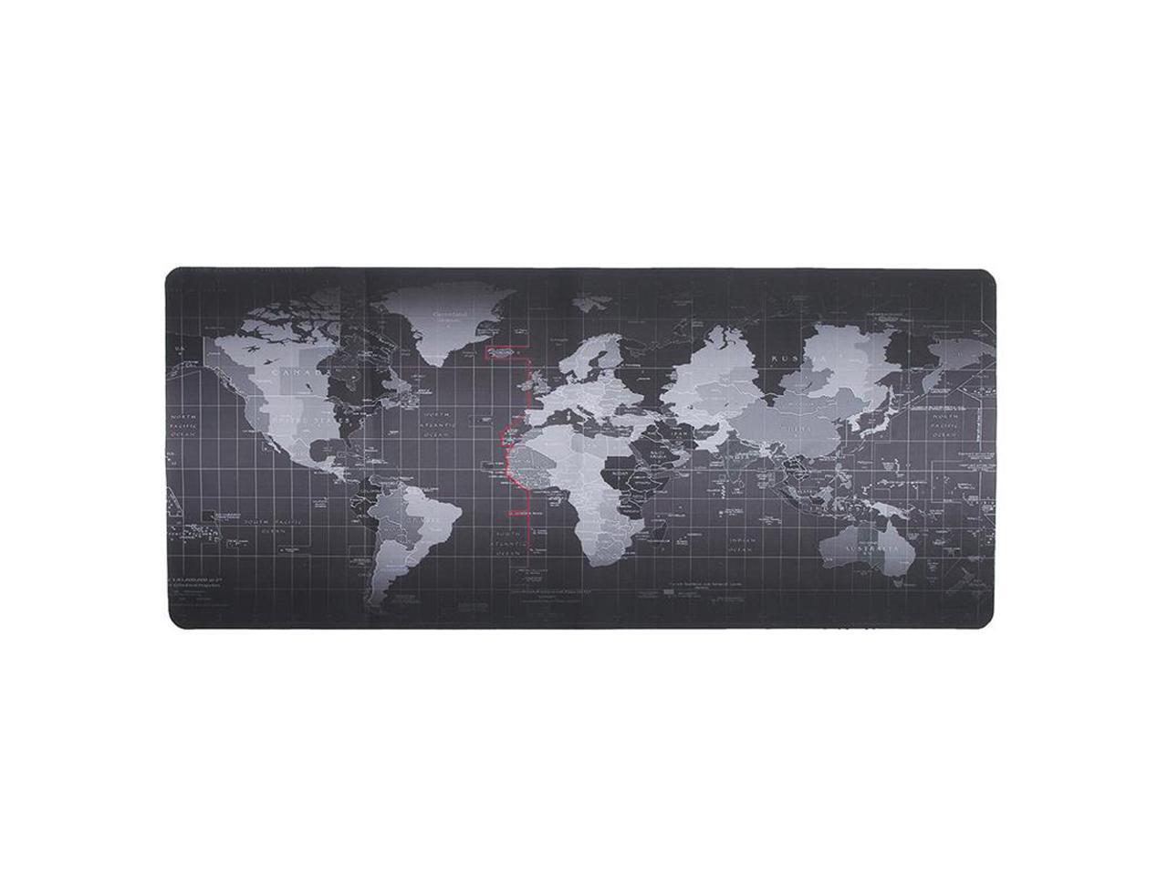 ESTONE XXXL Size 900x400x2mm World Map Speed Keyboard Mouse Pad Mat ...