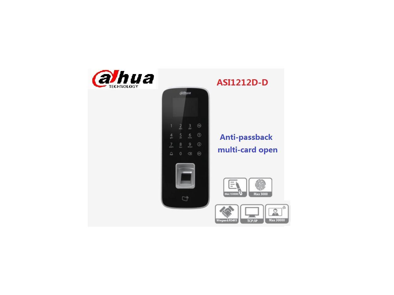 Dahua ASI1212D-D Water-proof Fingerprint Standalone TCP/IP to PC ...