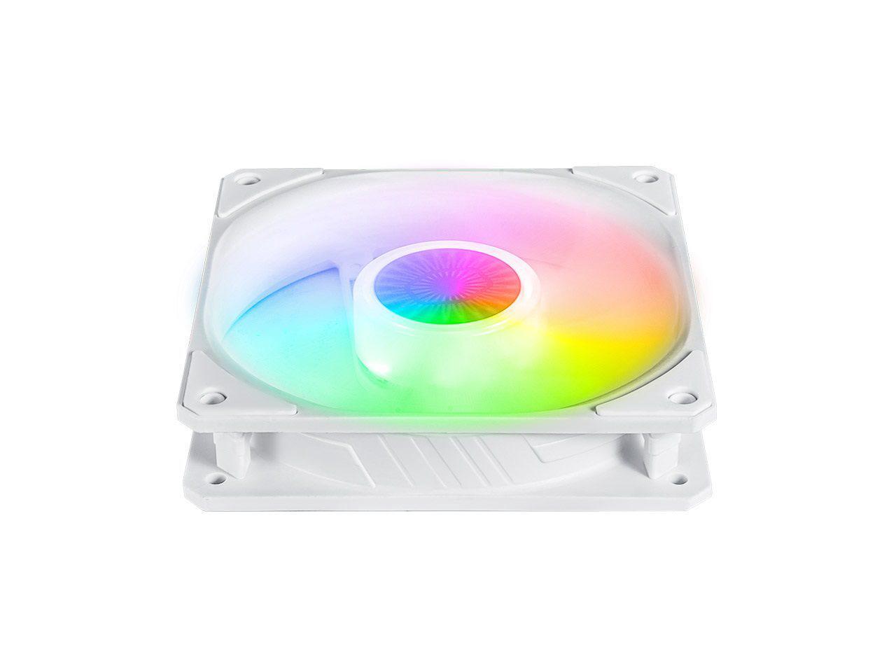 Cooler Master SickleFlow 120 V2 Addressable RGB Fan (White Edition ...