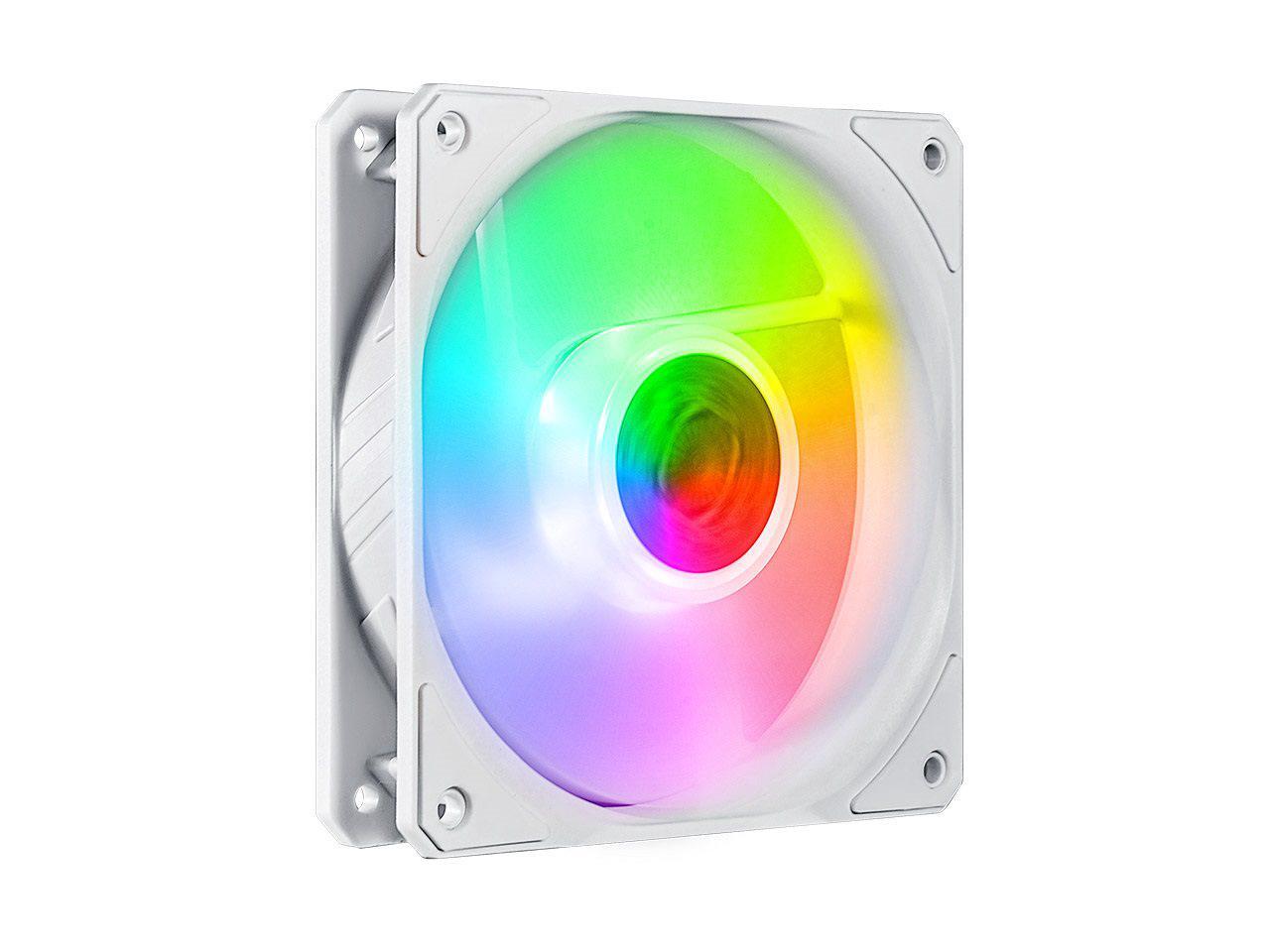 Cooler Master SickleFlow 120 V2 Addressable RGB Fan (White Edition ...