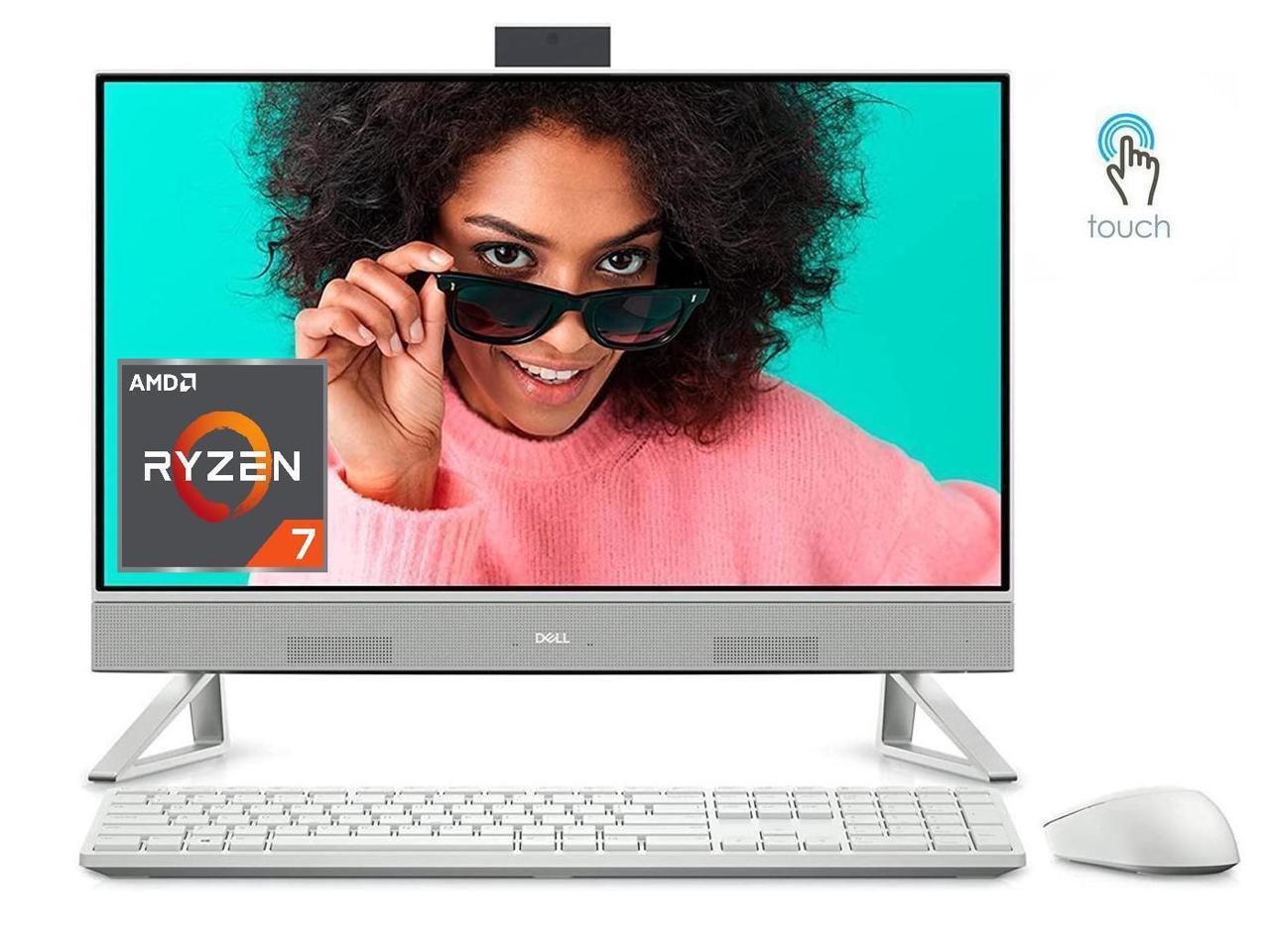 Dell Inspiron 5415 24" Inch Full HD TouchScreen All-In-One PC,AMD Ryzen ...