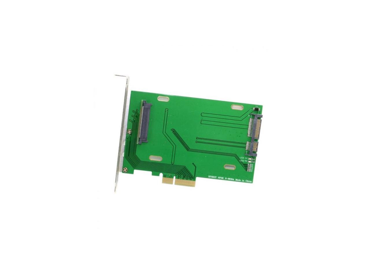 Cablecc PCI-E 3.0 x4 Lane to U.2 U2 Kit SFF-8639 Host Adapter for Intel Motherboard & 750 NVMe ...