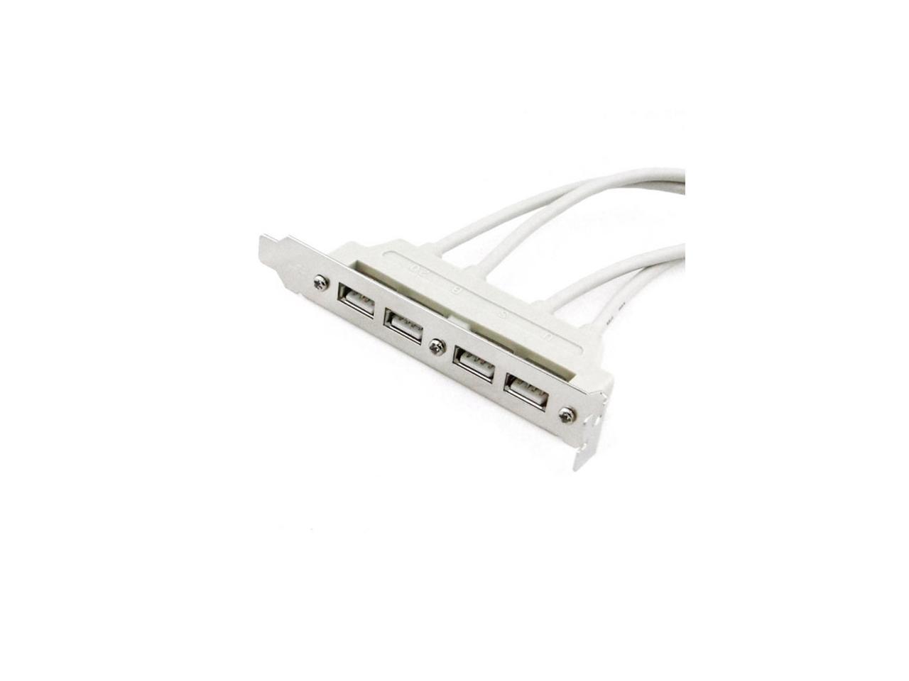 CY PCI 4 PORTS USB 2.0 Female Screw to Motherboard 9p header cable with ...