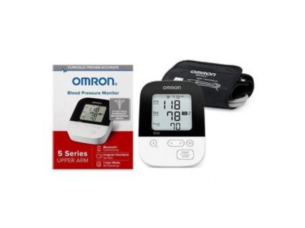 Omron 5 Series Wireless Bluetooth Upper Arm Home Blood Pressure Monitor ...