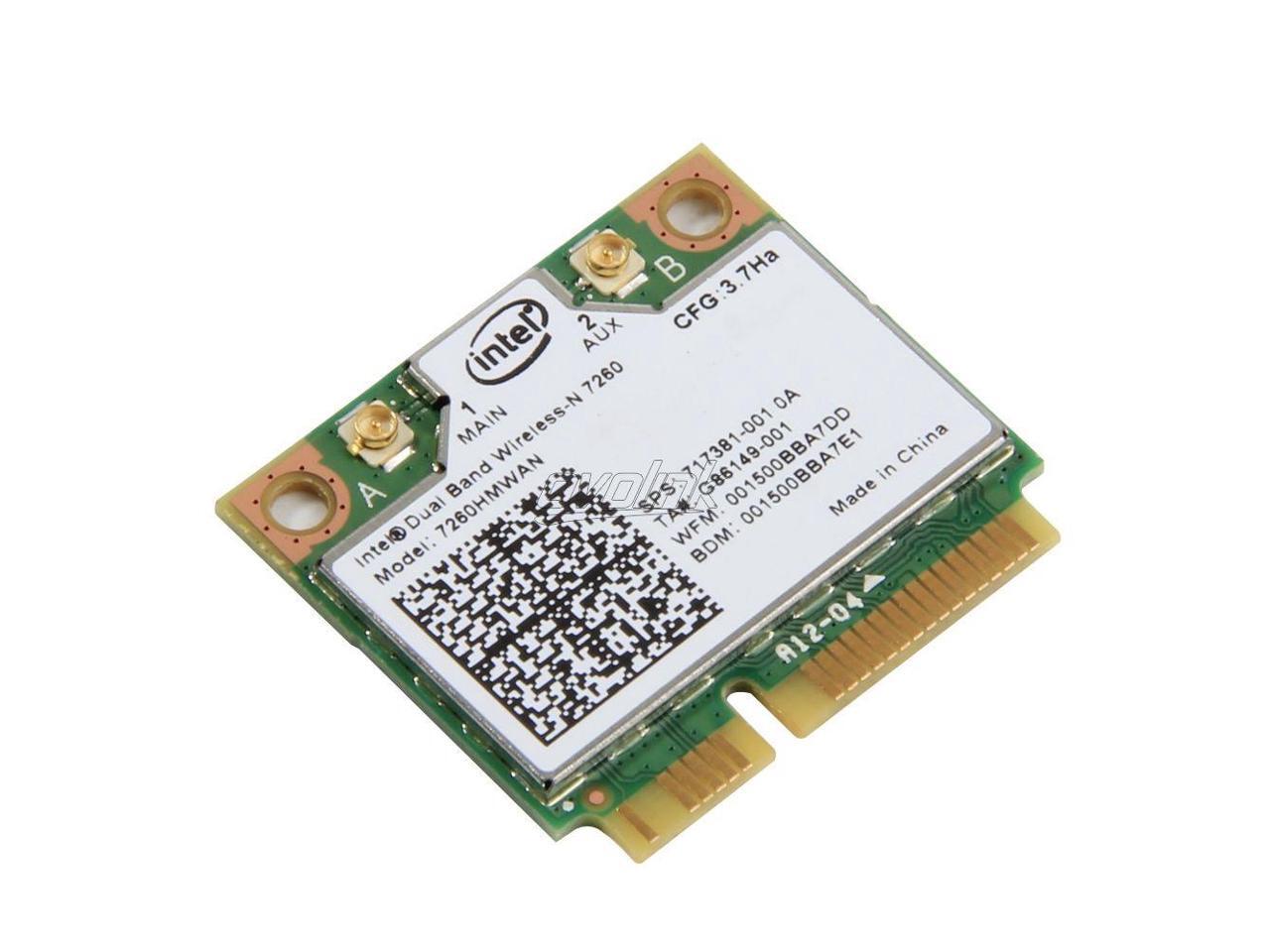 Intel wireless-N 7260 7260HMW 300Mbps Wifi Wireless BT 4.0 Mini PCI-e Wlan Card - Newegg.com