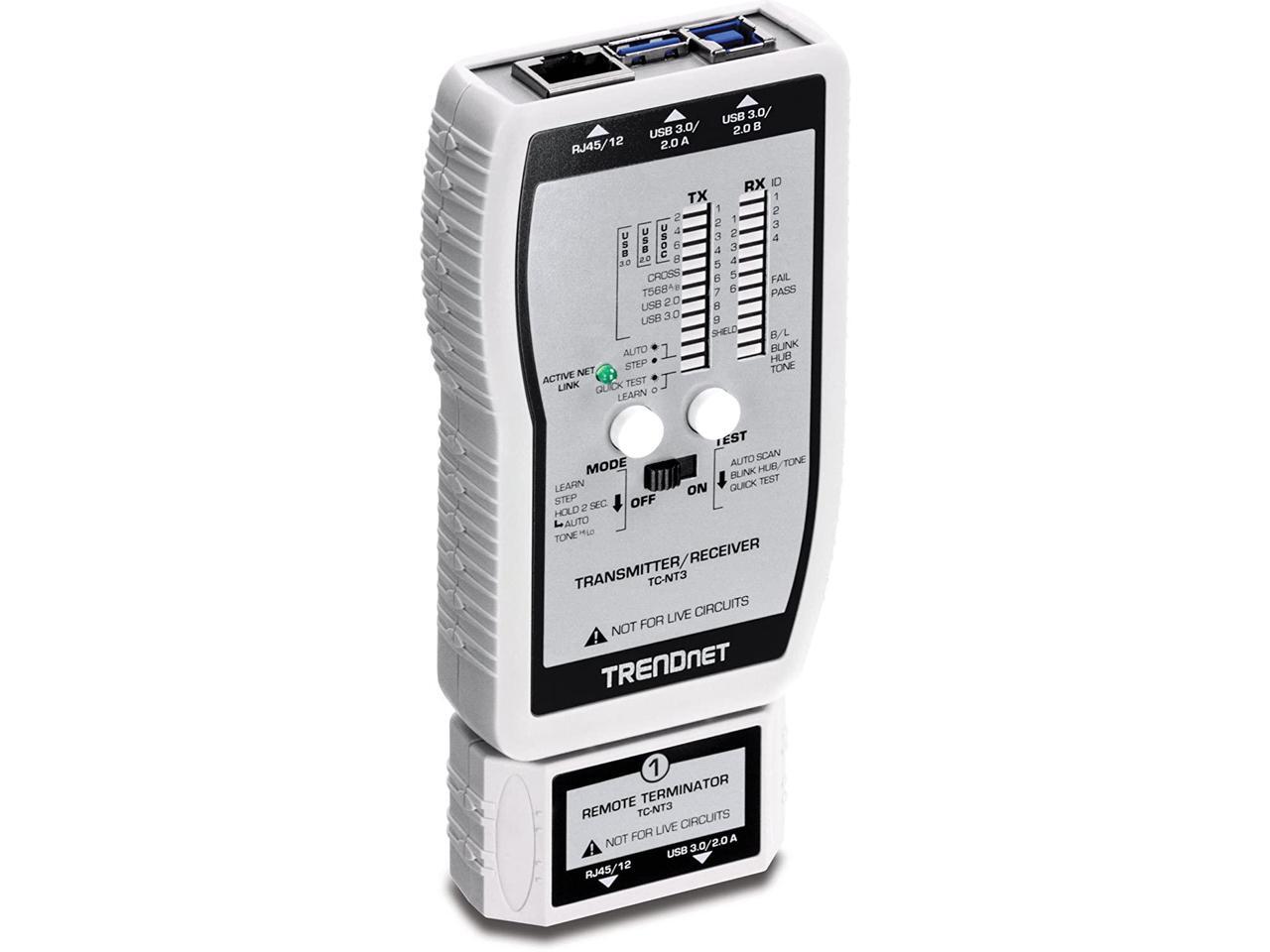 TRENDnet VDV and USB Cable Tester, TC-NT3 - Newegg.com