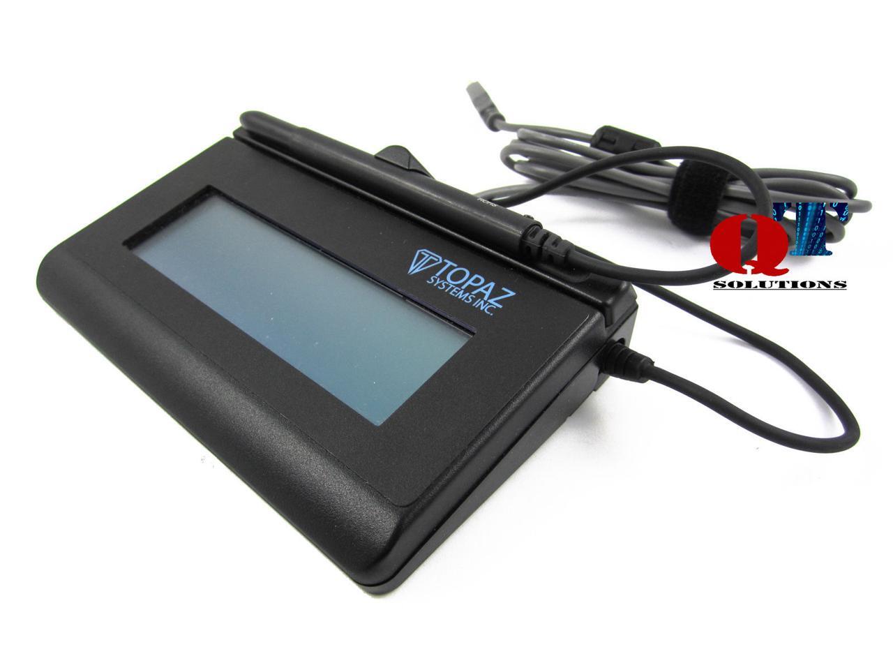 Topaz SignatureGem LCD 1x5 T-LBK462 Series Virtual Serial via USB ...