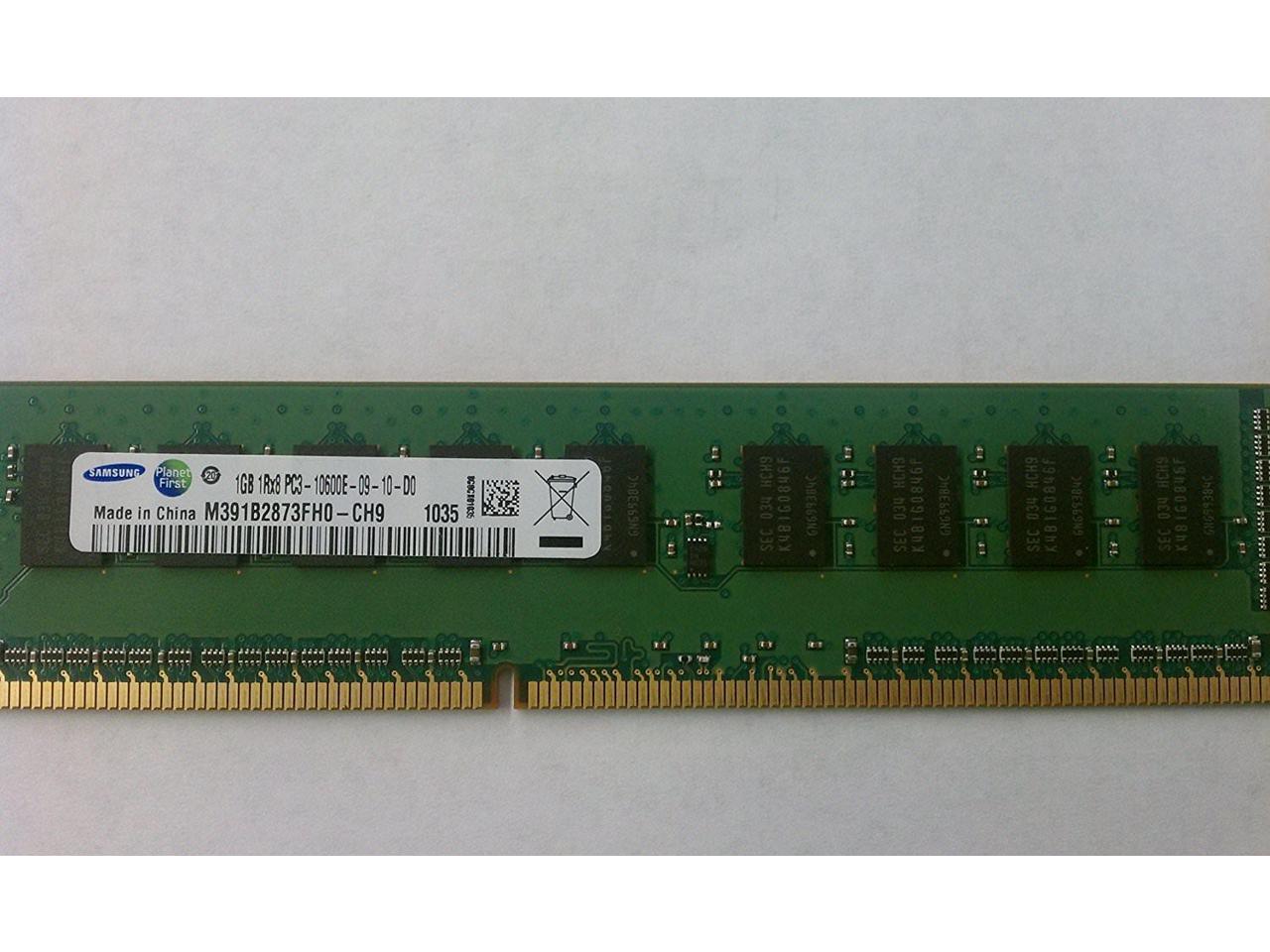 Samsung M391B2873FH0-CH9 1GB DDR3-1333MHz PC3-10600 ECC Unbuffered Server RAM - Newegg.com