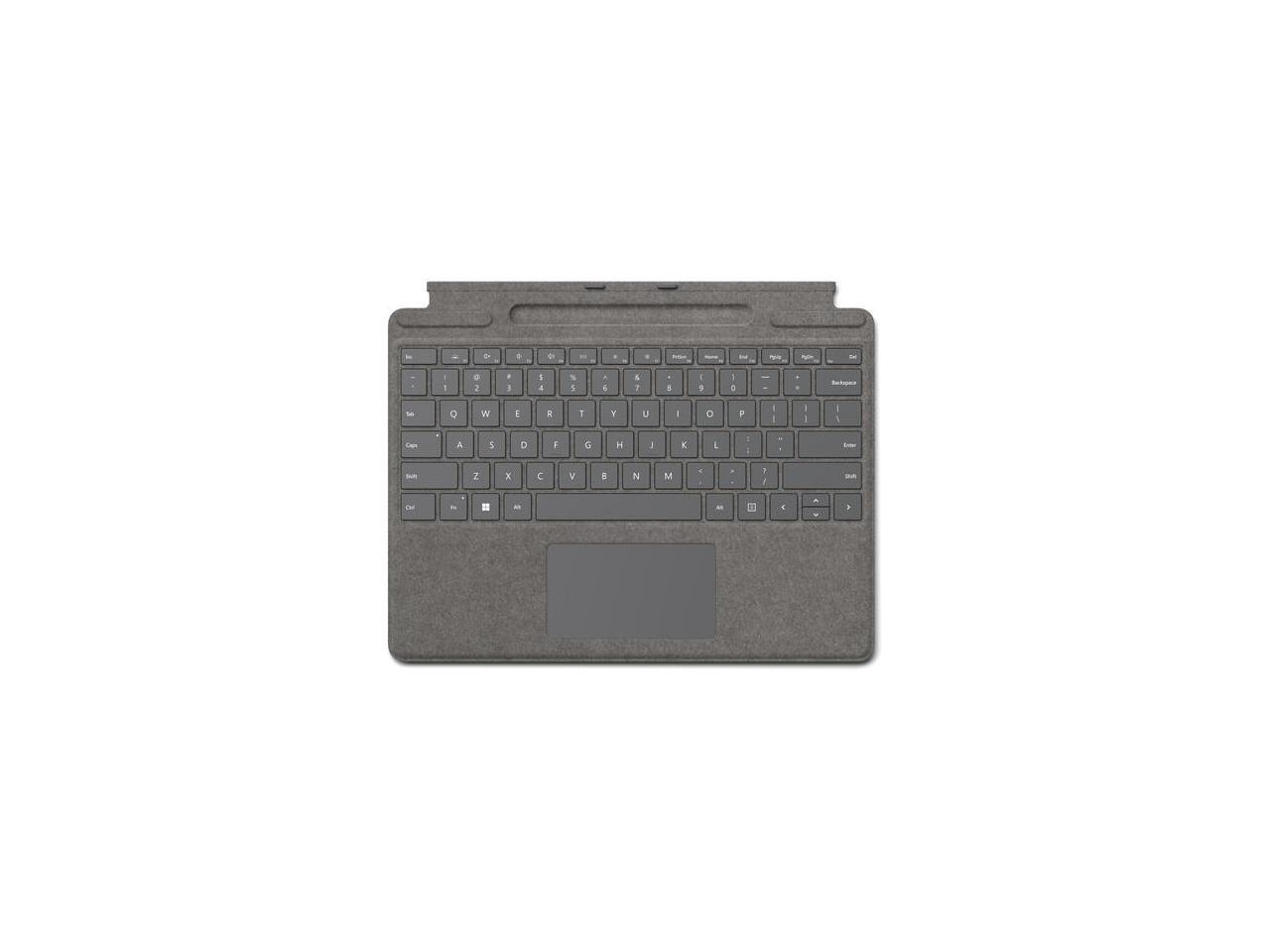 Microsoft 8XA-00061 Surface Pro Signature Keyboard Platinum - Newegg.com