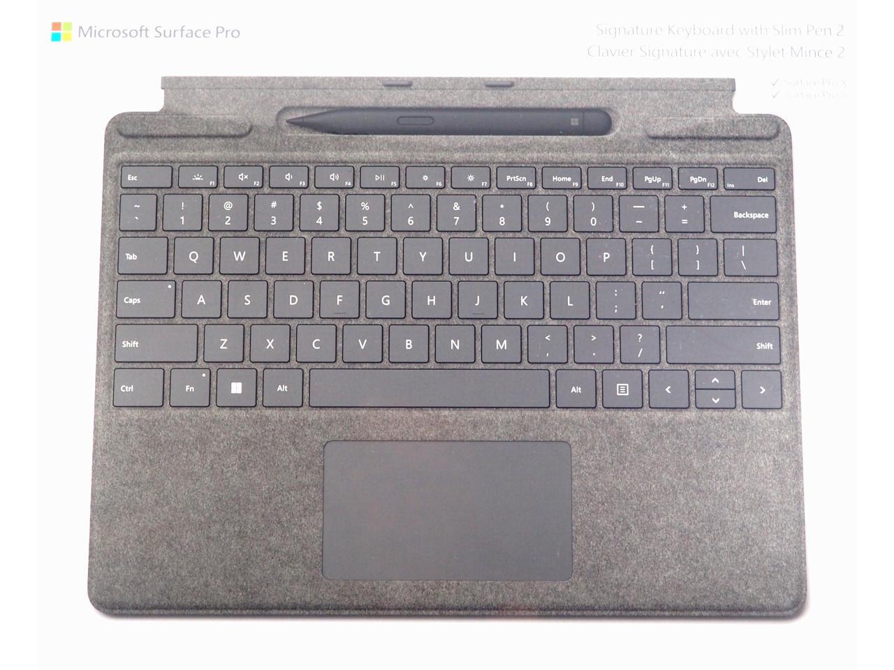 Microsoft 8X6-00061 Surface Pro Signature Keyboard with Slim Pen 2 ...