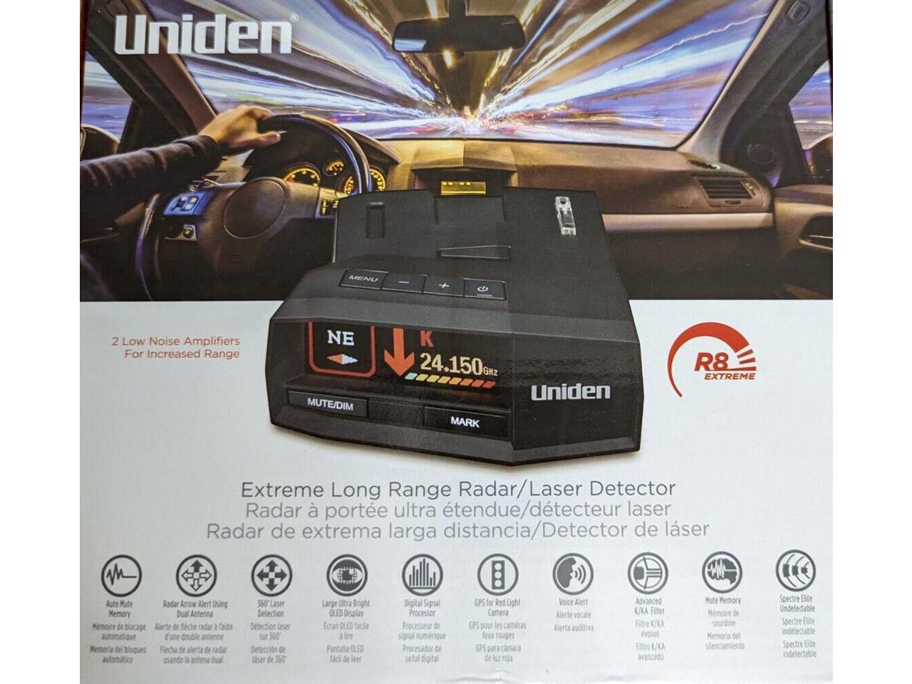 Uniden R8 Extreme Long Range Radar / Laser Detector - Black - Newegg.com