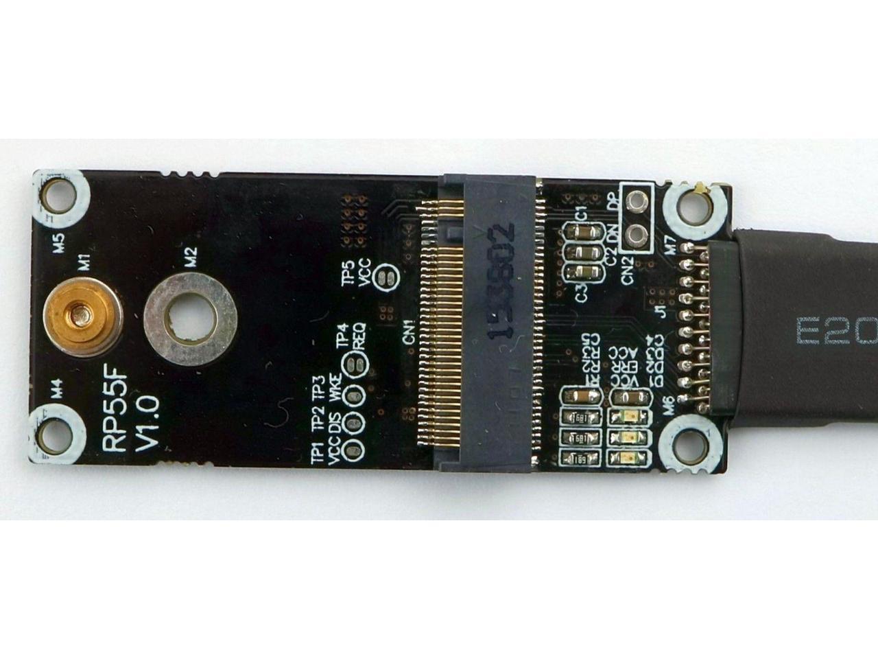 NGFF M.2 Extender Cable Key A+E 15cm for Wireless Card, WIFI Card ...