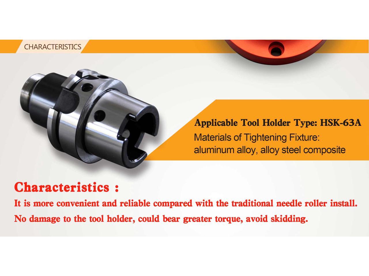 HSK 63 A Tightening Fixture Lock Seat HSK A Type Tool Holder CNC ...