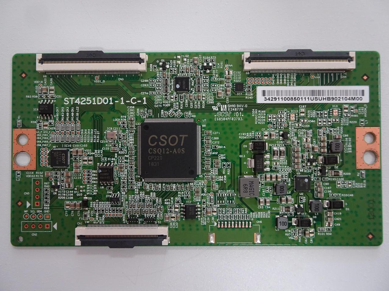 TCL 43S421 43S423 T-Con Board (ST4251D01-1-C-1) 34.29110.085 - Newegg.com