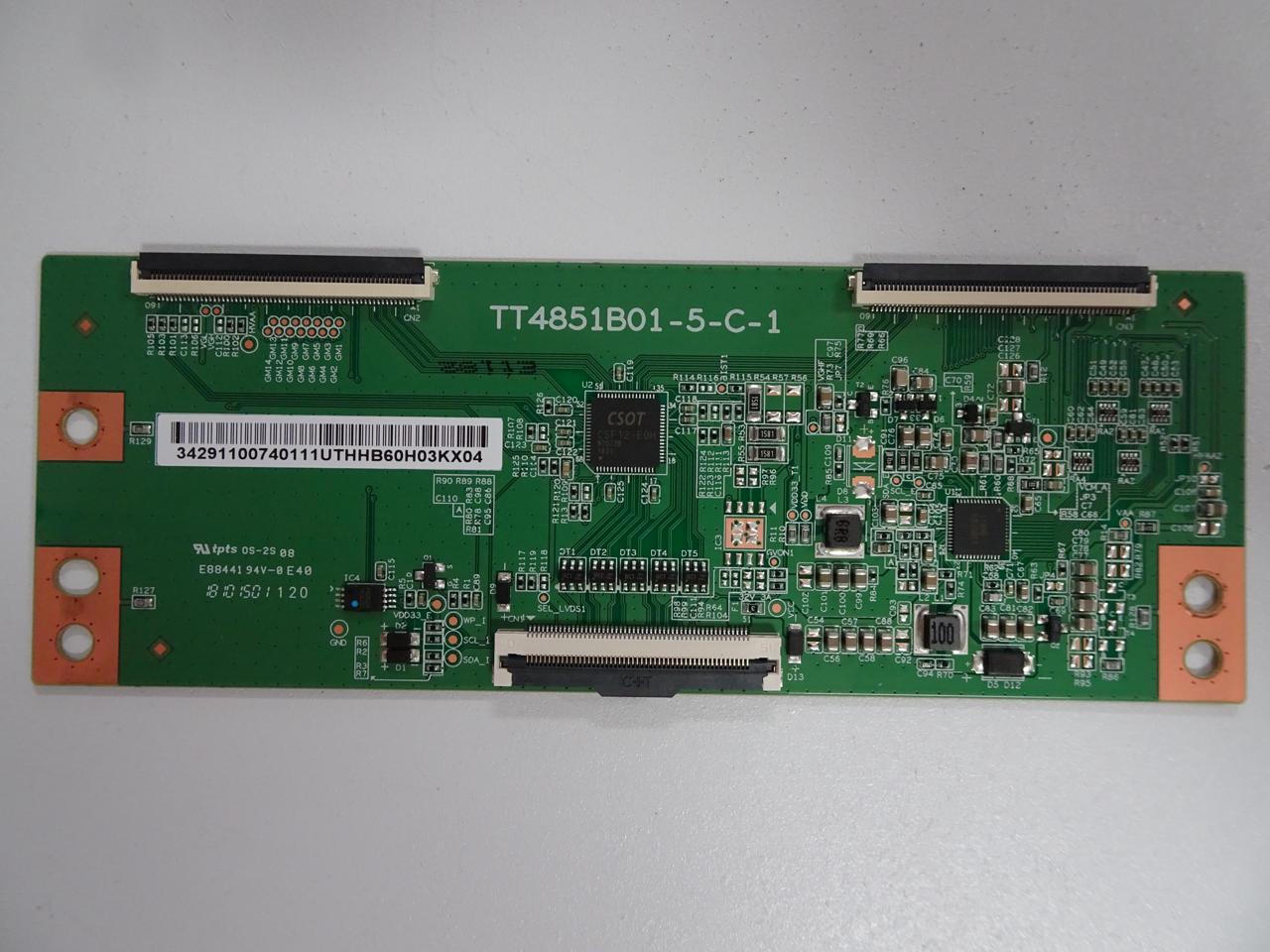 TCL 49S325 T-Con Board (TT4851B01-5-C-1) 34.29110.074 - Newegg.com