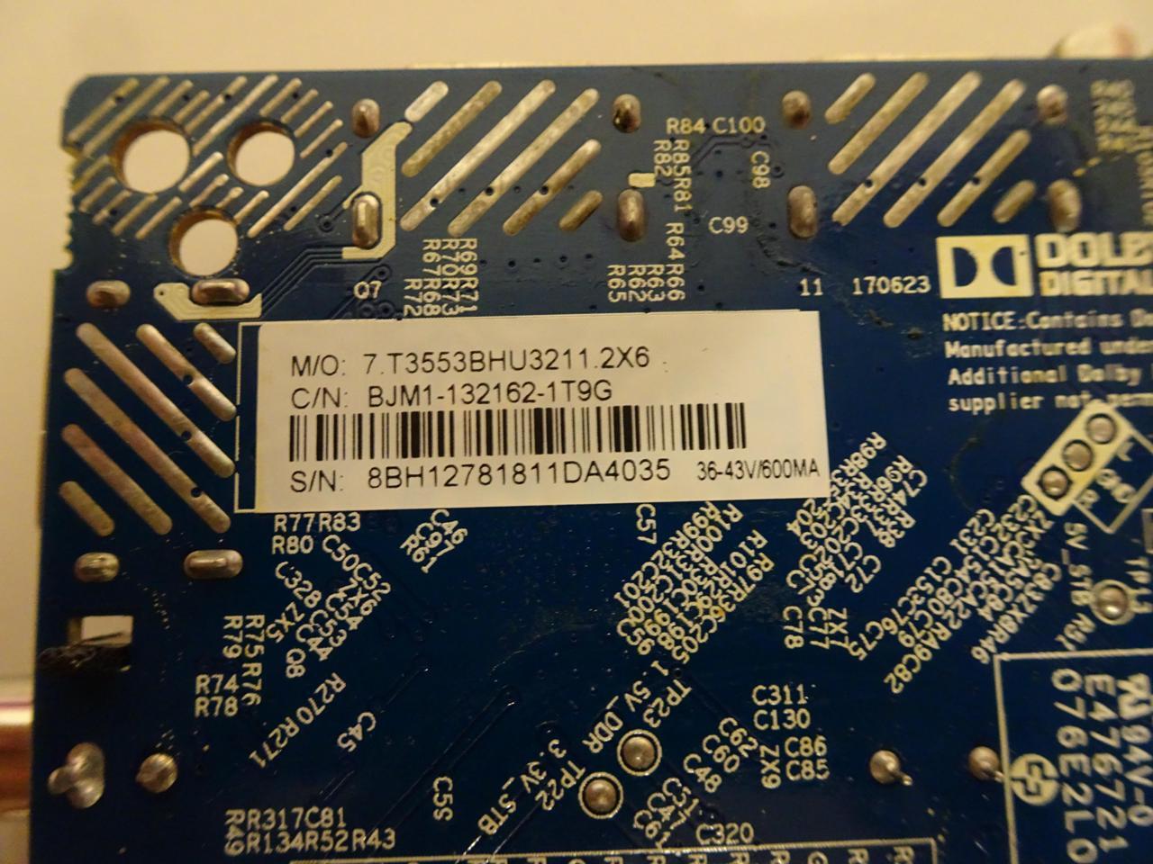 Element ELEFW328 Main Board (CV3553BH-U32, BJM1-132162-1T9G) 8BH1278 ...