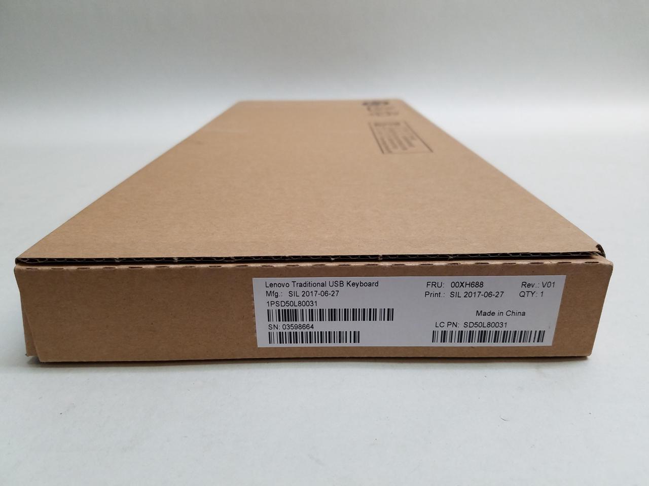 Lenovo 00XH688 Preferred Pro II USB Wired Black Desktop Keyboard ...