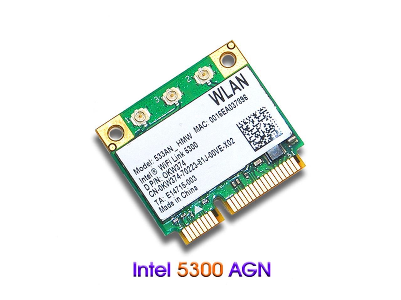 Dual band Wireless Intel 5300 533AN_MMW 2.4Ghz 5Ghz 300M/450Mbps 802.11 ...