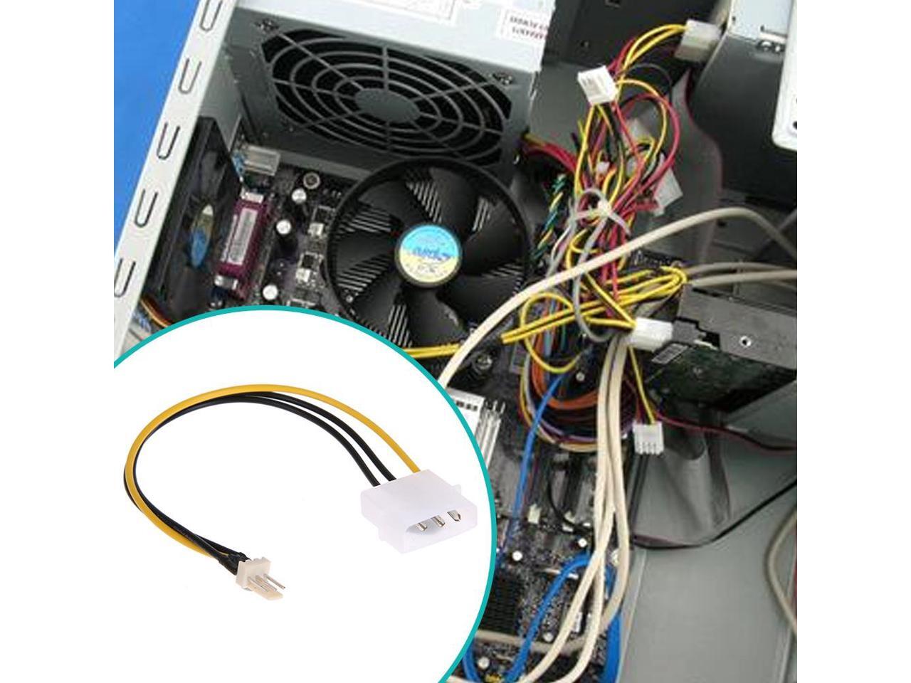 5pcs 4Pin to 3Pin Cooling Fan Converter Power Connector Extension Cable ...