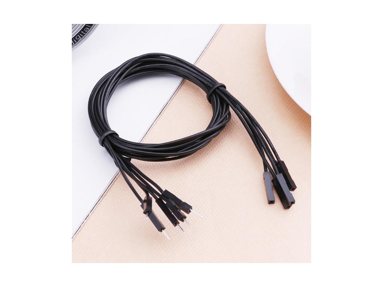 5pcs 3D Printer Cables 70cm 1 Pin Dupont Cable Male to Female Terminal ...