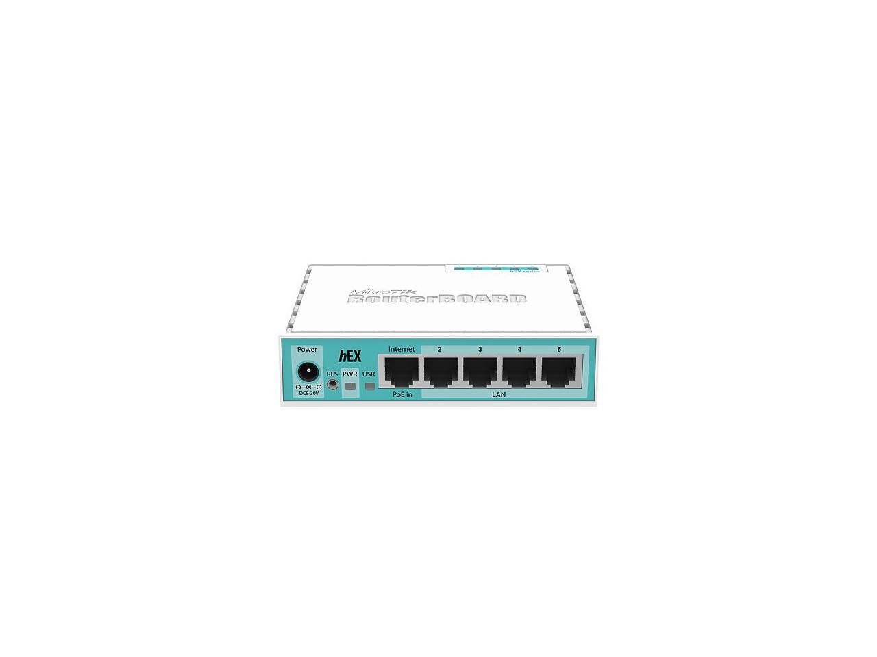 Mikrotik hEX RB750Gr3 Router with 5x Gigabit Ethernet Ports 1x USB Port ...