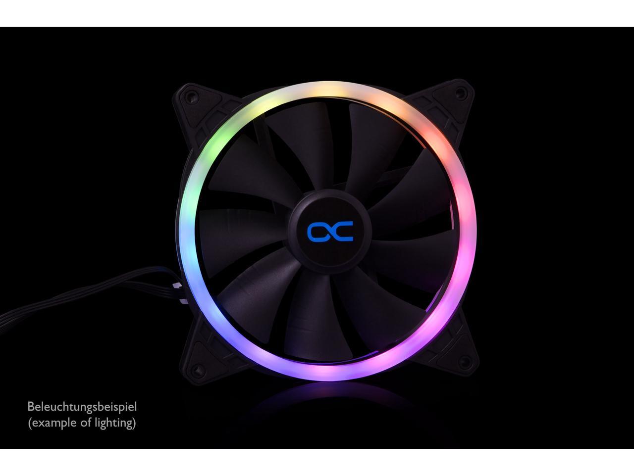 Alphacool Eiszyklon Aurora LUX 140mm Fan, Digital RGB - Newegg.com