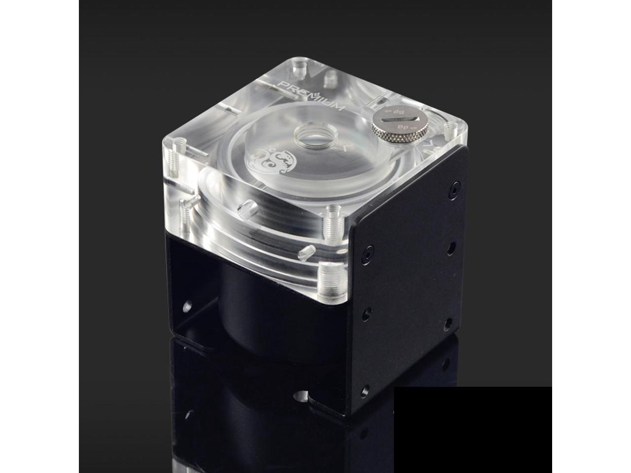 Bitspower Premium D5 MOD Top with Clear Acrylic Pump Top and Black D5 ...