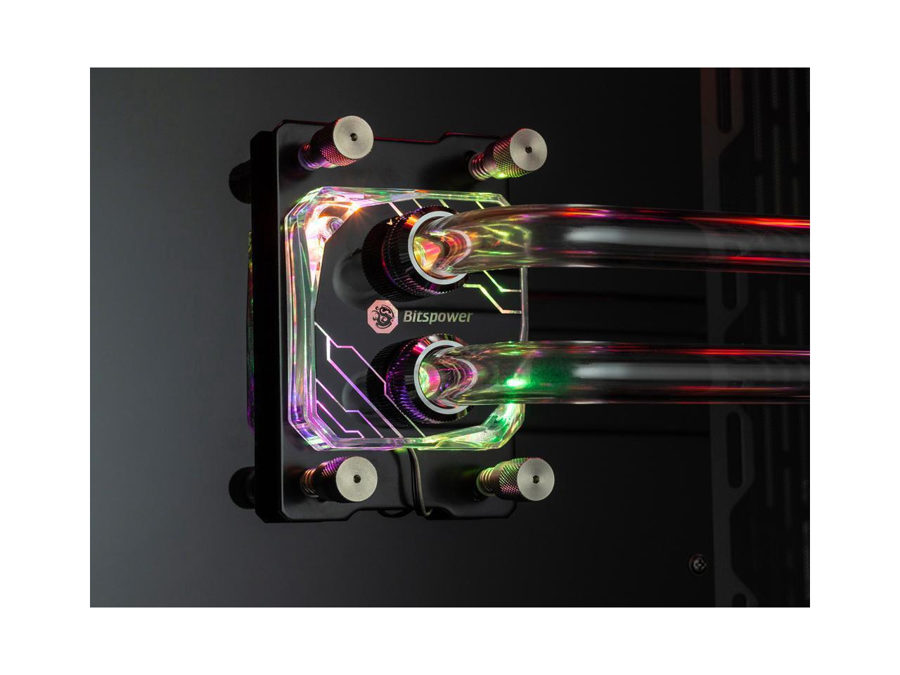 Bitspower TITAN One 2.0 White- LIAN LI O11D Case, Bitspower Radiator ...