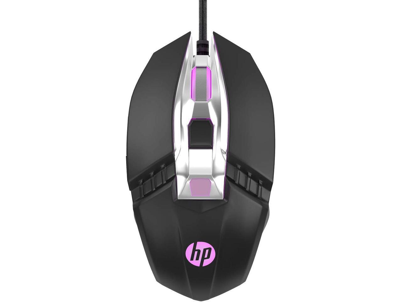 HP Wired Ergonomic RGB Gaming Mouse, Adjustable DBI with Programmable ...