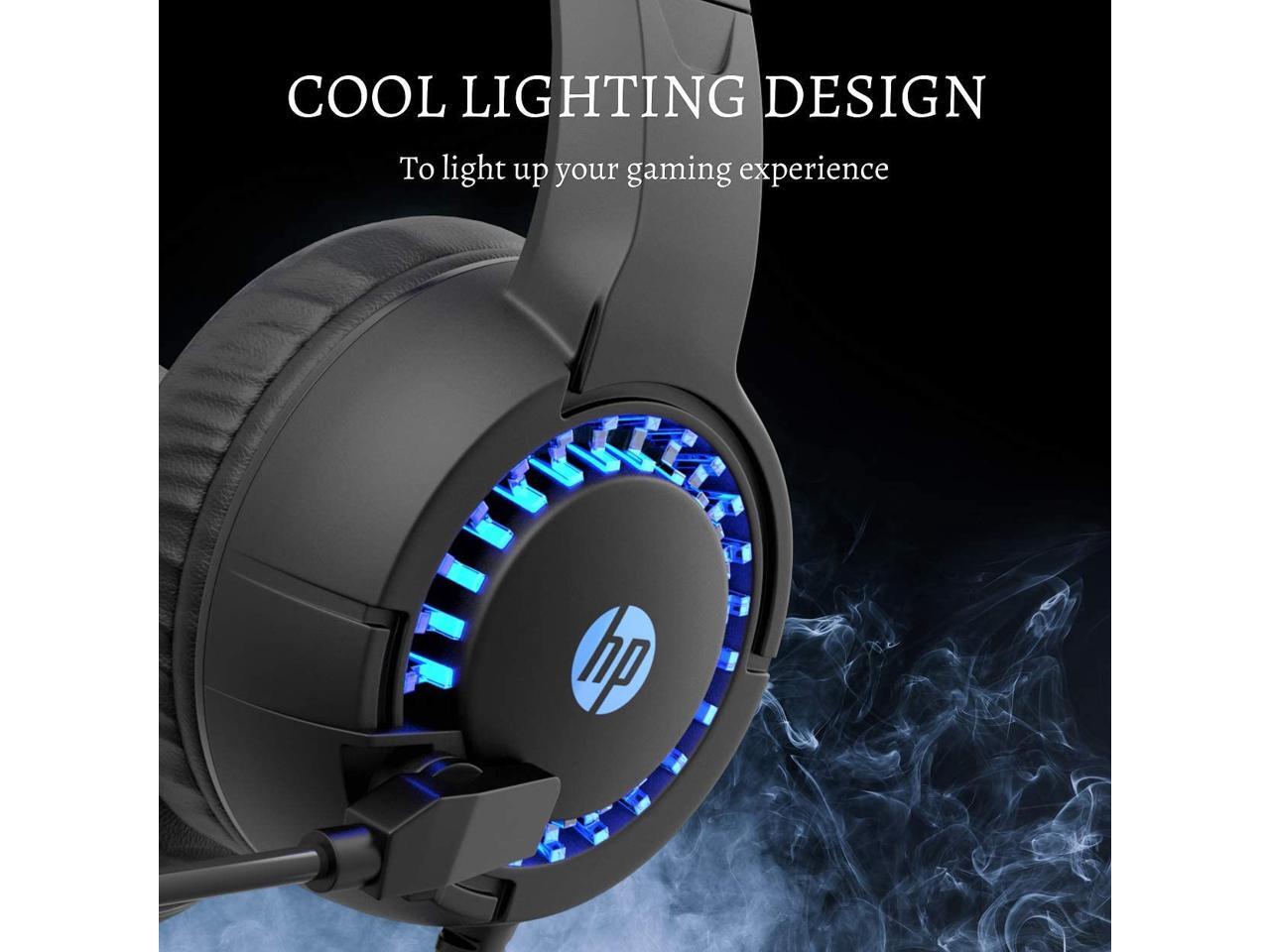 HP Gaming Headset Over Ear Headphone with Mic RGB Backlit Stereo ...