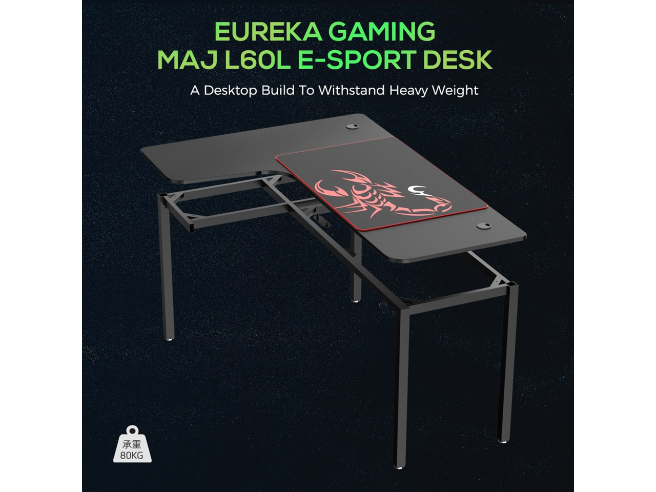 Eureka Ergonomic® L-Shaped Corner Desk 60 inch PC Computer Desks, Large ...