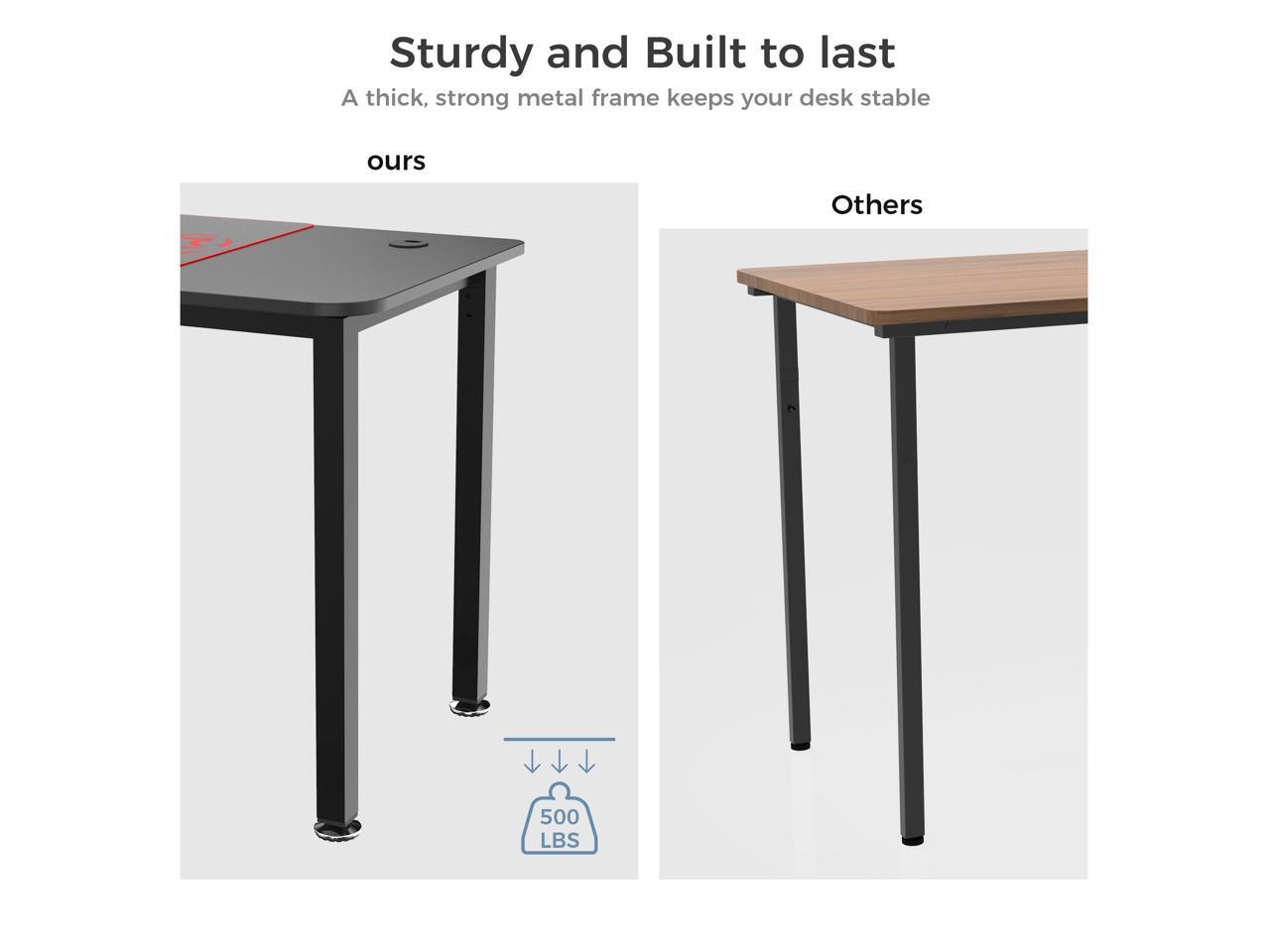 Eureka Ergonomic L-Shaped Corner Desk 60 inch PC Computer Desks, Large ...