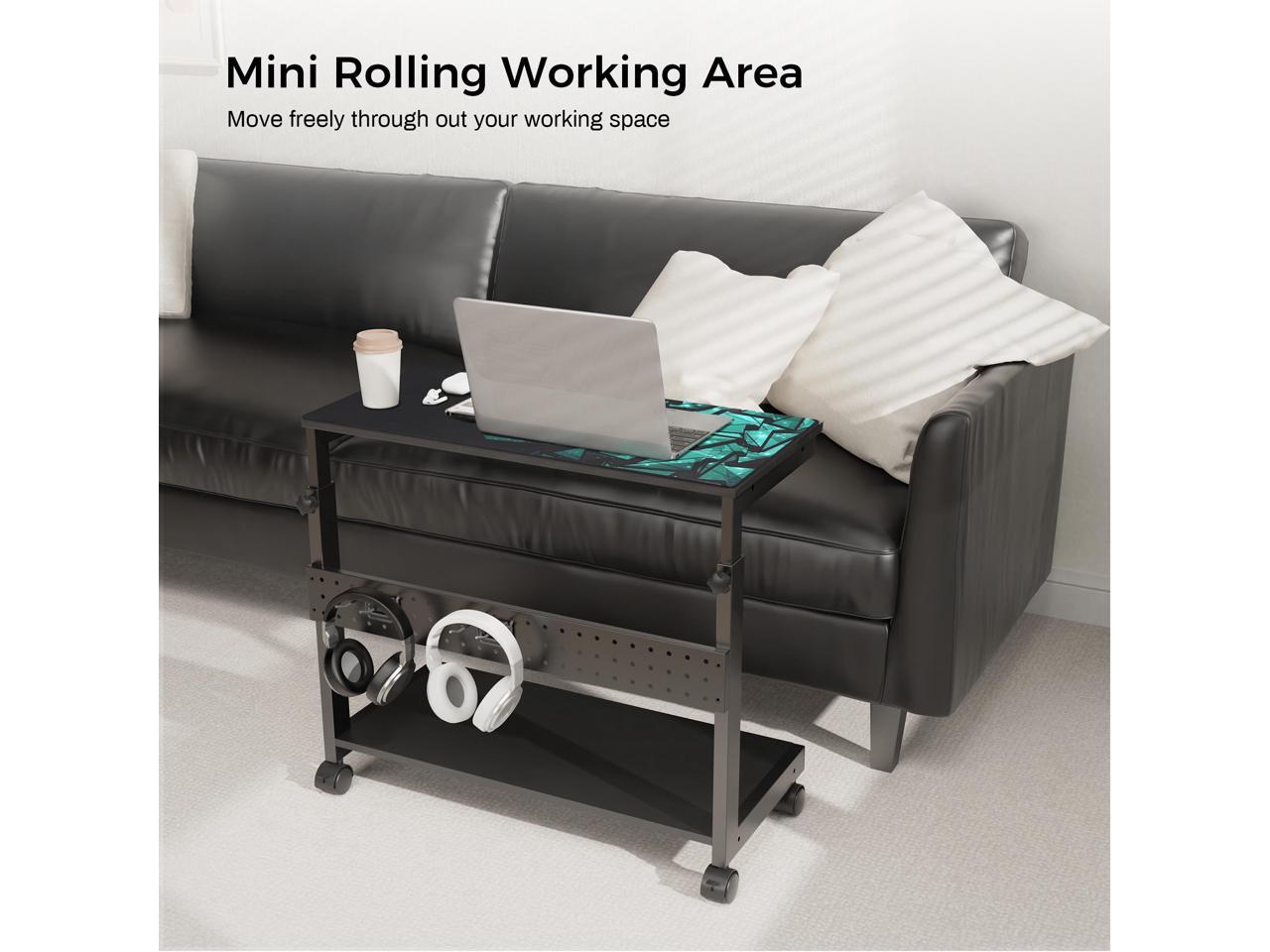 EUREKA ERGONOMIC Height Adjustable Computer Tower Stand, 2-Tier ATX ...