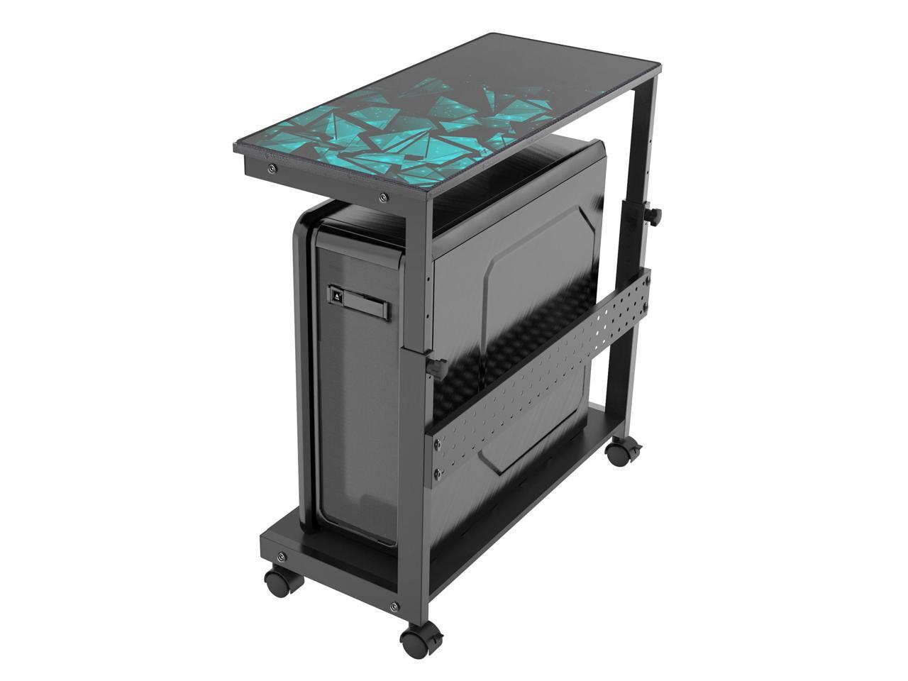 EUREKA ERGONOMIC Height Adjustable Computer Tower Stand, 2-Tier ATX ...