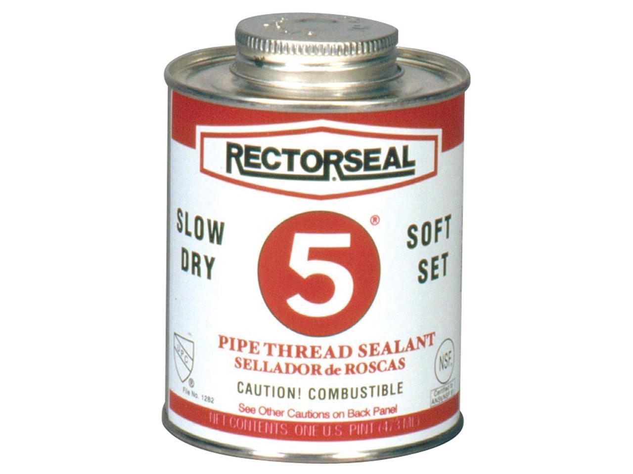 RectorSeal 25300 No. 5 Yellow Multi-Purpose Premium Pipe Thread Sealant ...