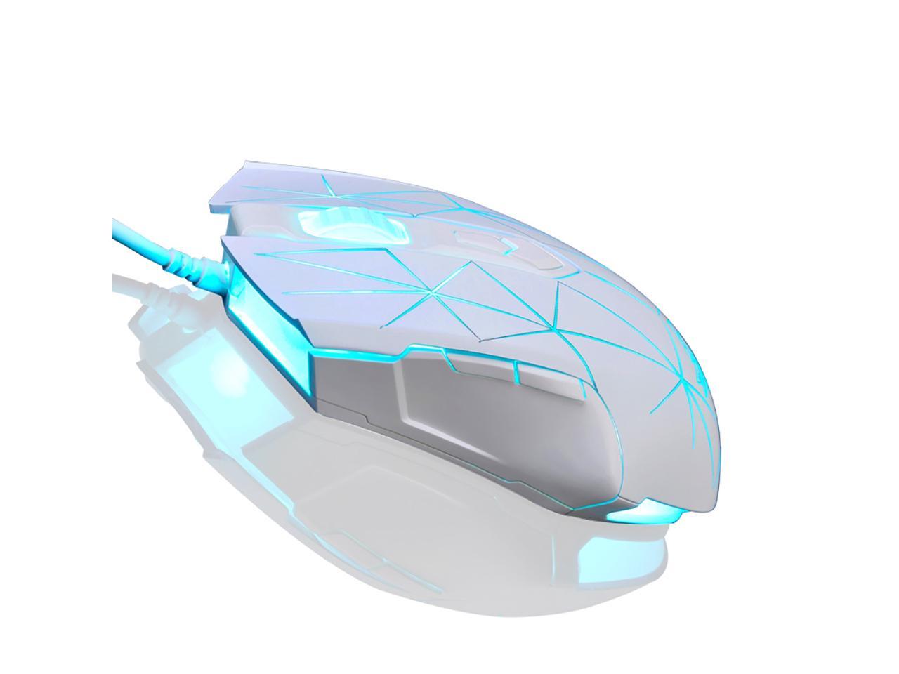 Ajazz AJ52 Watcher RGB Backlit Ergonomic Gaming Mouse, 2750 DPI A5050 7 ...