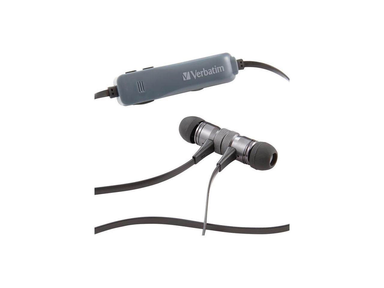 Verbatim Bluetooth Stereo Earphones with Microphone, Black, 99776 ...