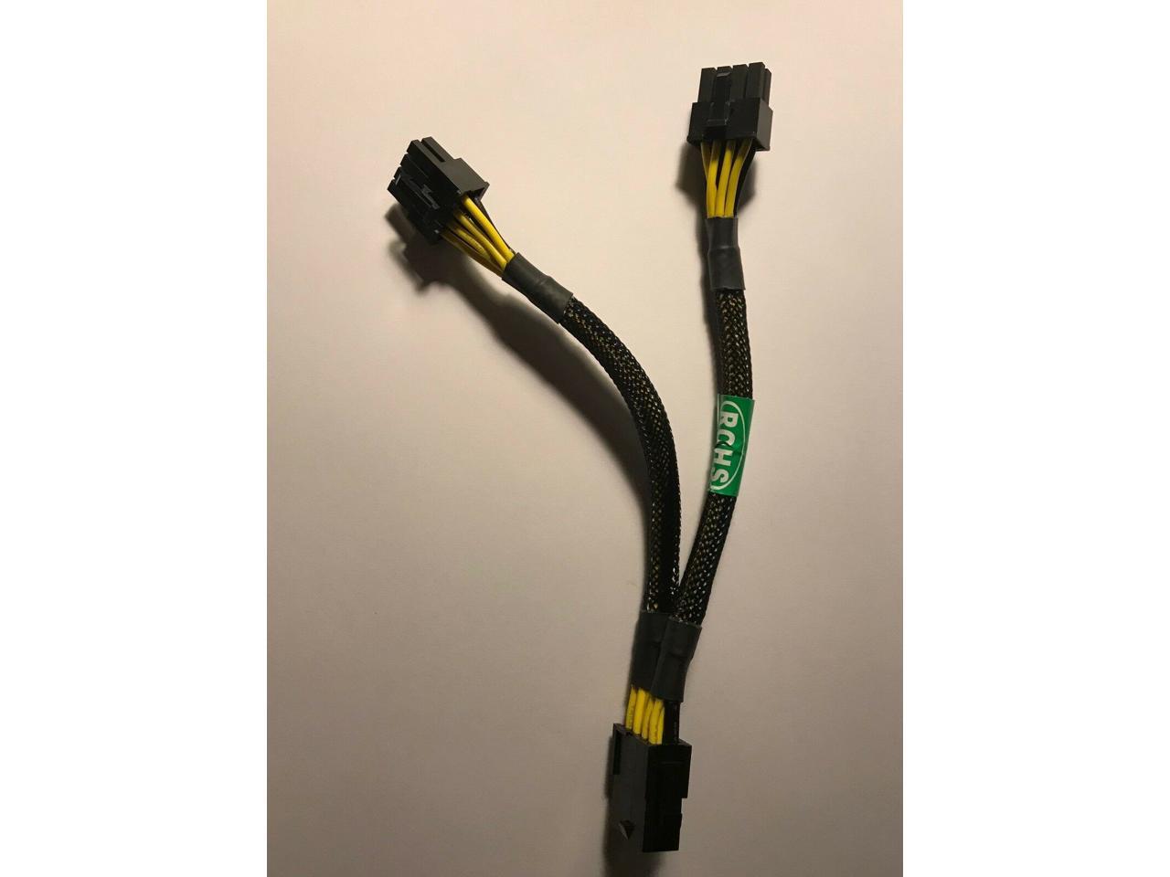 Athena Power EPS 12V 8 pin to Dual 8 pin Y Splitter PSU Power Cable YEP ...