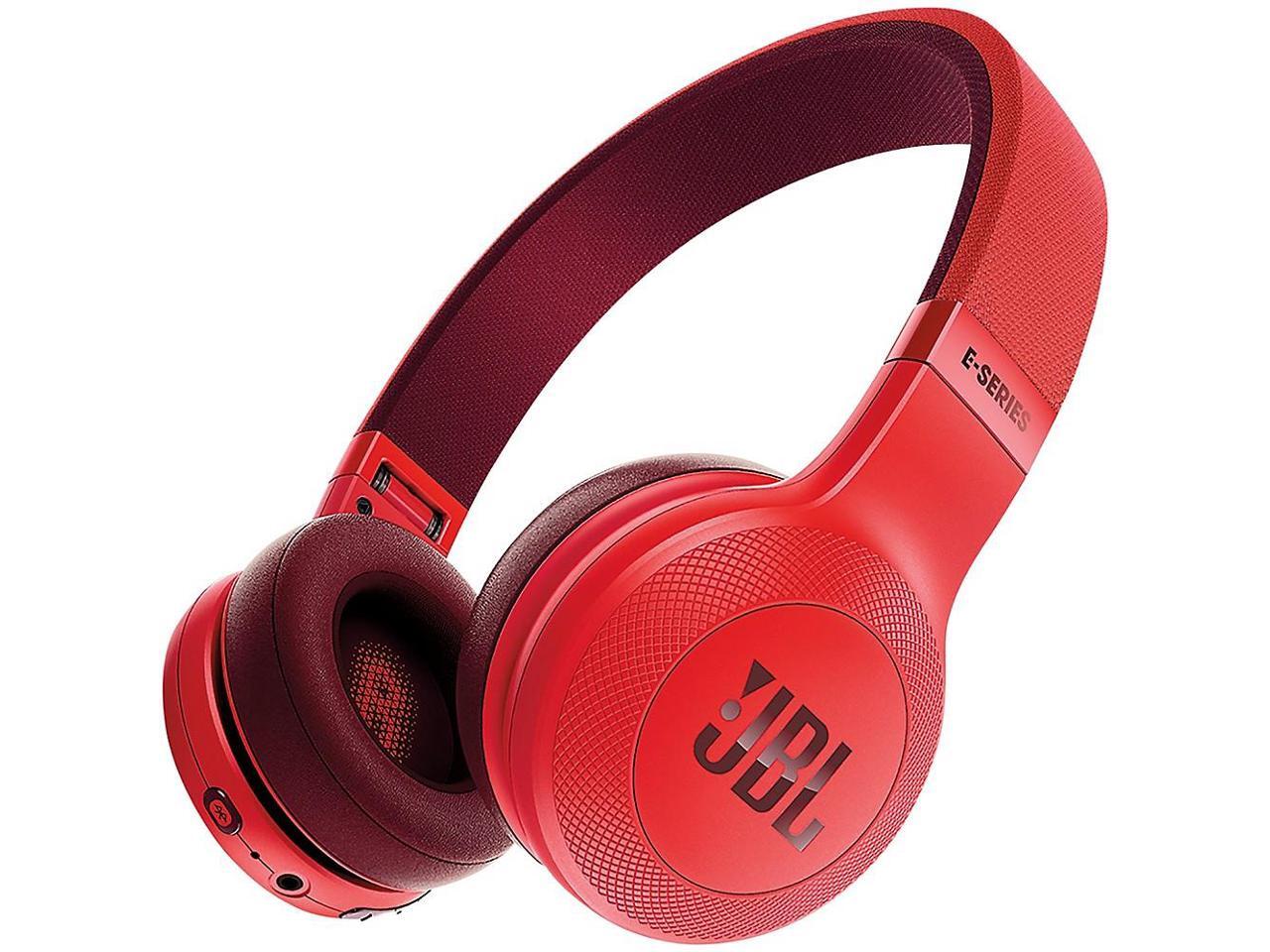 JBL E45BTRED Wireless On-Ear Headphones - Red - Newegg.com