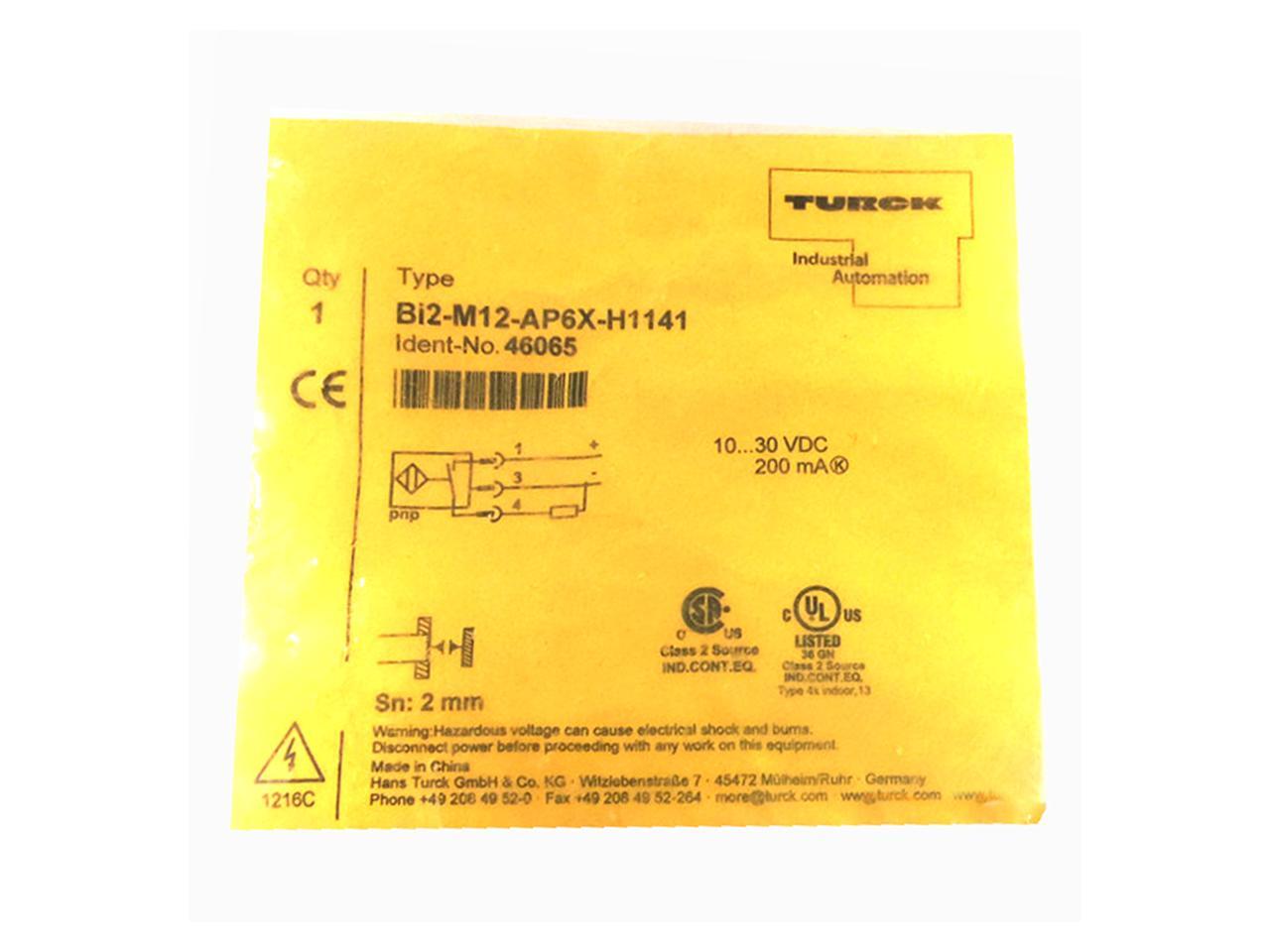TURCK Bi2-M12-AP6X-H1141 46065 Inductive sensor PNP - Newegg.com