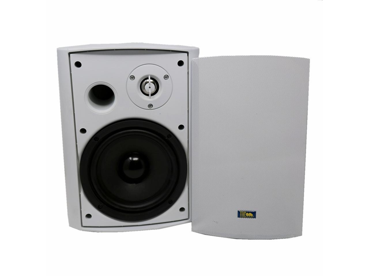 TIC ASP ASP120-W 2 CH White Outdoor Patio Speakers Pair - Newegg.com