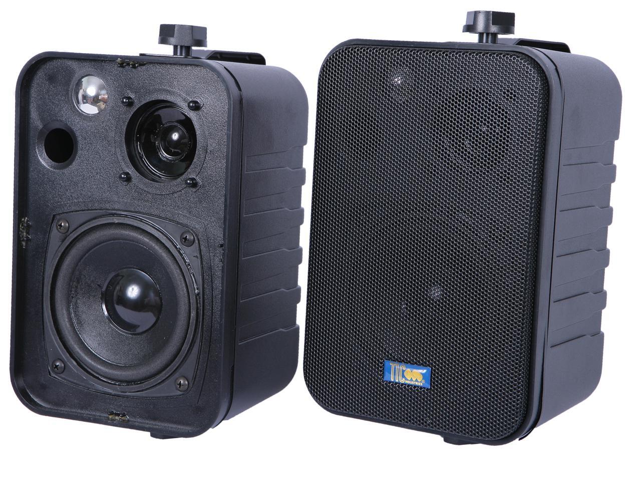 TIC ASP25-B 3-Way Outdoor Weather-Resistant Patio Speakers (Pair ...