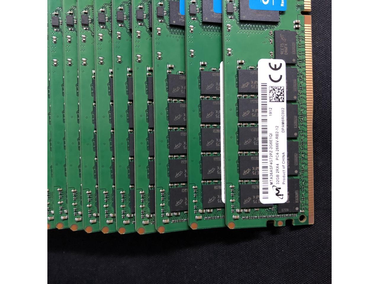 Micron MTA36ASF4G72PZ-2G6 32GB DDR4 2666 (PC4-21300) 1.2V 288-PIN SDRAM ...