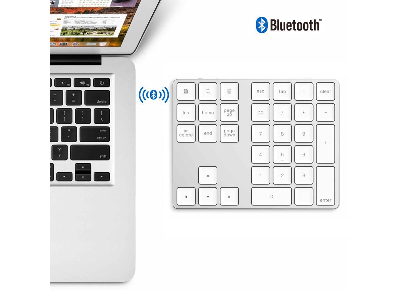 Mini Numeric Keyboard Wireless Bluetooth Keypad 34keys Calculator ...