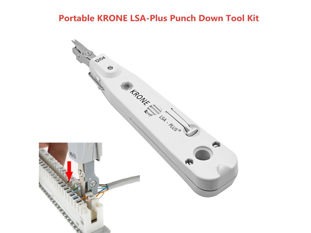 Krone Lsa-plus Telecom Phone Wire Cable tester tracker RJ11 RJ45 Punch ...